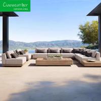 China Customized Color Teak Wood Garden Sofa Set for Outdoor Combination in Patio for sale