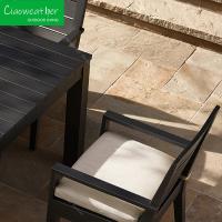 China Modern Luxury Teak Wooden Garden Furniture Outdoor Dining Chair for Hotel Competition for sale
