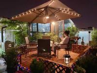 China Waterproof Polyester Fabric Garden Umbrella Parasol for Outdoor in Luxury Restaurant Cafe Hotel for sale