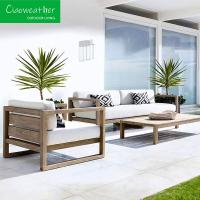 China Assurance Teak Sofa Set for Outdoor Garden Furniture in Patio Hotel for sale