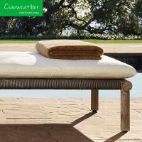 China Hotel Outdoor Pool Chaise Lounge Chair with Luxury Design and Water-Resistant Cushion for sale