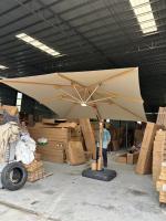 China Transform Your Outdoor Space with Modern Stylish Umbrella Radii Dia 300 and 3x3 Square Garden Umbrella for sale