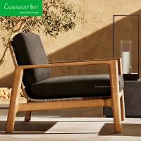 China Outdoor Furniture Garden Sofa Set with Living Room Cushion and Water-Resistant Fabric for sale