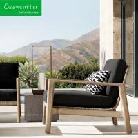 China Outdoor Furniture Garden Sofa Set with Living Room Cushion and Water-Resistant Fabric for sale