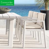 China Commercial Outdoor Garden Dining Set Luxury Teak Wood Furniture for Hotel and Restaurant for sale