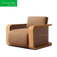 China Customized Color Teak Garden Sofa Set for Modern Design Style Outdoor Furniture in Luxury Hotels for sale
