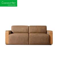 China Customized Color Teak Garden Sofa Set for Modern Design Style Outdoor Furniture in Luxury Hotels for sale