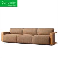 China Customized Color Teak Garden Sofa Set for Modern Design Style Outdoor Furniture in Luxury Hotels for sale