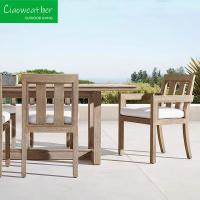China Dining Table and Chair Set for Hotel Restaurant Banquet Home Coffee Luxury Modern Teak Outdoor Furniture for sale