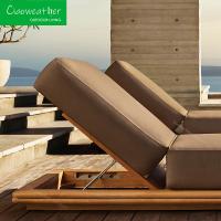 China Modern Sun Loungers for Luxury Resort Chaise at Hotel Patio Outdoor Pool Teak for sale