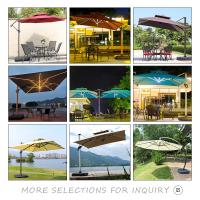 China Hotel Outdoor Umbrella Customized Garden Parasol for Modern Outdoor Furniture for sale