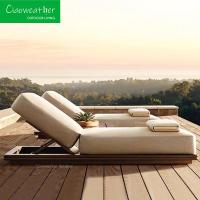 China Modern Sun Loungers for Luxury Resort Chaise at Hotel Patio Outdoor Pool Teak for sale