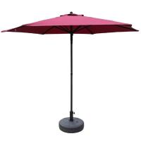 China Aluminum Frame Leisure Outdoor Garden Patio Beach Umbrella Canopy with Middle Pole for sale