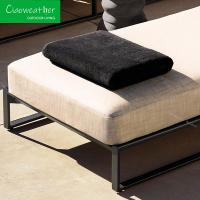China Modern Outdoor Furniture Aluminum Sun Lounger Hotel Leisure Sun Bed Chaise Lounge for sale