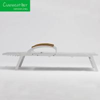 China Water-Resistant Cushion and Aluminum Frame Sling Textile Chaise Lounge for Comfortable Outdoor Seating for sale