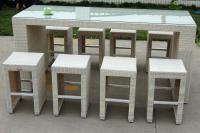 China Modern Rattan Aluminium Outdoor Furniture Garden Set Made to Your Requirement for sale