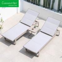 China Hotel Function Beach Lounger Modern Pool Chairs Swimming Lounge Garden Chaise Stackable Sun Loungers Pool Seaside Sunbed for sale