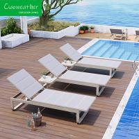 China Hotel Function Beach Lounger Modern Pool Chairs Swimming Lounge Garden Chaise Stackable Sun Loungers Pool Seaside Sunbed for sale