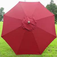 China Outdoor Garden Beach Parasol with Customized Color and Aluminum Frame Material Middle Pole Decoration for sale