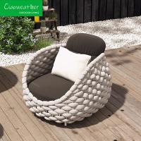 China Cushion OutdoorFoam water-resistant Fabric Modern Luxury Aluminum Frame Rattan Patio Garden Sofa Set for Garden Furniture for sale