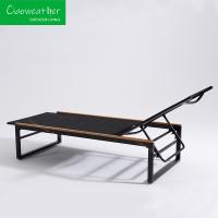 China Outdoor Sun Loungers Adjustable Reclining Aluminium Sunbed for Hotel and Outdoor in Modern Garden Patio Furniture for sale