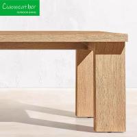 China Waterproof Cushion Seat Teak Dining Chairs Furniture for Hotel Restaurant and Banquet for sale