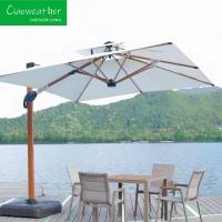 China Outdoor Furniture Modern Design Terrace Double-Side Roman Umbrella for Courtyard Garden for sale