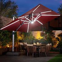 China Outdoor Furniture Modern Design Terrace Double-Side Roman Umbrella for Courtyard Garden for sale
