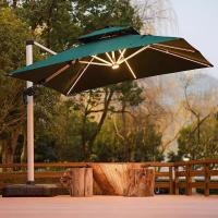 China Aluminum Pole Customized Color Garden Cantilever Umbrella for Customized Outdoor Space for sale