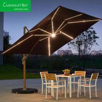 China Customized Color Modern Outdoor Furniture Garden Patio Umbrella for Hotel and Restaurant for sale