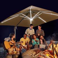 China Customized Color Modern Outdoor Furniture Garden Patio Umbrella for Hotel and Restaurant for sale