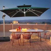 China Modern Outdoor Furniture Customized Large Cantilever Umbrella for Hotel Restaurant Banquet Home and Coffee for sale