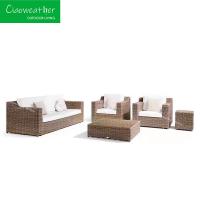 China Modern Simple Design Style Latest Lounge Sofa for Outdoor Wicker Conversation Set in Garden Rattan Corner for sale