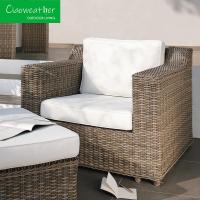 China Modern Simple Design Style Latest Lounge Sofa for Outdoor Wicker Conversation Set in Garden Rattan Corner for sale