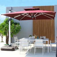China Outdoor Umbrella Patio Aluminium Garden Parasol Beach Umbrella with Mail Packaging for sale