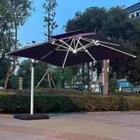 China Outdoor Umbrella Patio Aluminium Garden Parasol Beach Umbrella with Mail Packaging for sale
