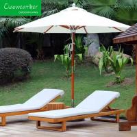 China Modern Outdoor Furniture Luxury Custom Comfortable Waterproof Different Shape Teak Wood Sun Lounger for Ultimate Comfort for sale