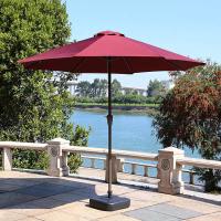 China Outdoor Waterproof Middle Pole Umbrella Modern Garden Furniture for Coffee Shop for sale