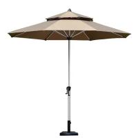 China Outdoor Waterproof Middle Pole Umbrella Modern Garden Furniture for Coffee Shop for sale