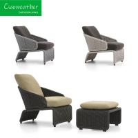 China Outdoor Garden Set Aluminum Frame and Rope Braid Furniture in Customized Color for Hotel Sofa for sale