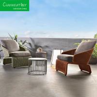 China Outdoor Garden Set Aluminum Frame and Rope Braid Furniture in Customized Color for Hotel Sofa for sale