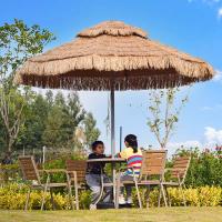 China Modern Design Style Middle Pole Umbrella for Outdoor Garden Patio Hotel for sale
