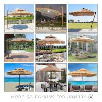 China Modern Design Style Middle Pole Umbrella for Outdoor Garden Patio Hotel for sale