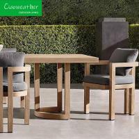 China Waterproof Teak Garden Chairs for Outdoor Spaces in Hotel Restaurant and Home Settings for sale