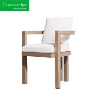 China Waterproof Teak Garden Chairs for Outdoor Spaces in Hotel Restaurant and Home Settings for sale