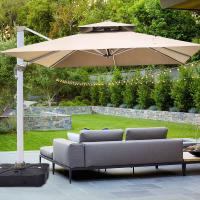 China Aluminum Pole Custom Modern Design Sun Umbrella for Garden Beach Hotel and Restaurant for sale