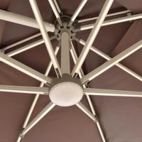 China Aluminum Pole Custom Modern Design Sun Umbrella for Garden Beach Hotel and Restaurant for sale