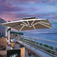 China Outdoor Beach Umbrella Foldable Roman Design Classic Durable Mail Packing Umbrella for sale