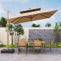 China Outdoor Beach Umbrella Foldable Roman Design Classic Durable Mail Packing Umbrella for sale