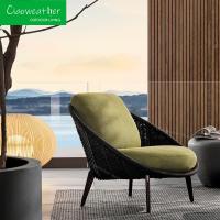 China Outdoor Leisure Wicker Rope Teak Wood Garden Sofa Modern Style with Waterproof Cushions and Outdoor for sale